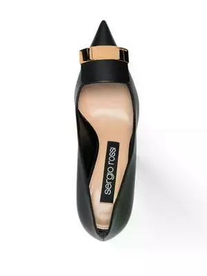 SERGIO ROSSI 75mm Sr1 Pointed-toe Pumps - Black