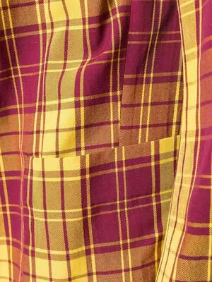 Comme Des Garçons Tartan Tied-up Blazer