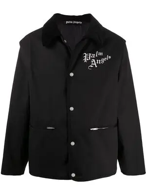 Palm Angels Logo Denim Jacket