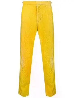 Comme Des Garçons Velvety Slim Trousers