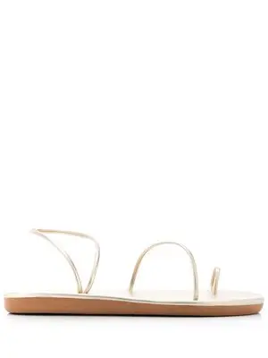 Women's Gold Flat Sandals