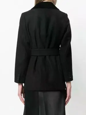 John Galliano Belted Double-breasted Coat