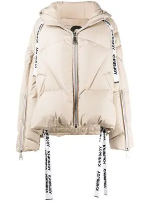 Khrisjoy Hooded Padded Jacket Neutrals