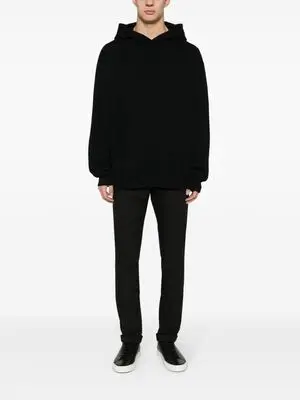 DONDUP Mid-rise Tapered-leg Chinos - Black