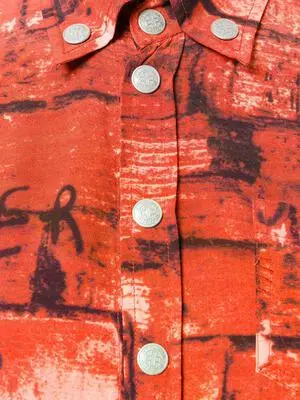 JEAN PAUL GAULTIER Brick Print Shirt