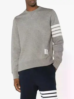 Thom Browne Loopback 4-bar Sweatshirt - Grey