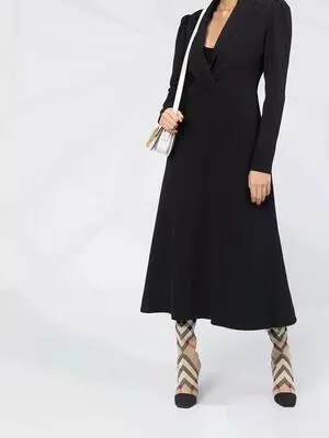 Philosophy Di Lorenzo Serafini Peak Lapels Flared Dress