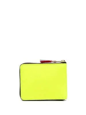 Comme Des Garçons Super Fluo Zip Wallet - Yellow