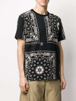 MASTERMIND WORLD Paisley Print T-shirt