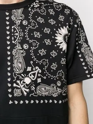 MASTERMIND WORLD Paisley Print T-shirt