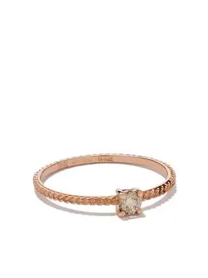 WOUTERS & HENDRIX 18kt Gold Diamond Ring - Pink