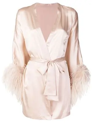 GILDA & PEARL Mia Wrap Robe - Pink