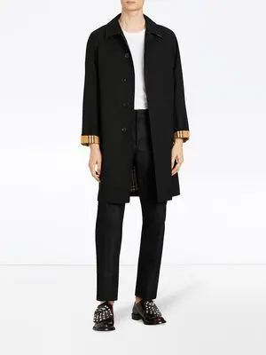 Burberry The Camden Car Coat - Black