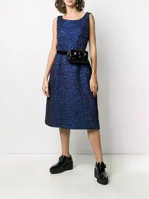 Comme Des Garçons Floral Midi Dress