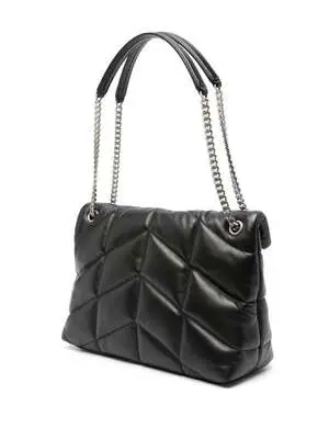 Saint Laurent Medium Loulou Shoulder Bag - Black