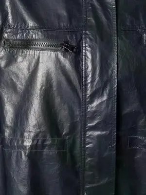 YVES SALOMON Oversized Leather Parka