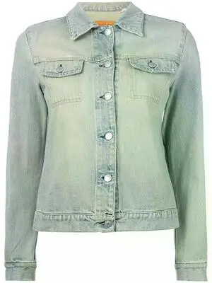 Helmut Lang Stoned Wash Denim Jacket - Blue