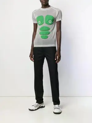 WALTER VAN BEIRENDONCK Metallic Glitter T-shirt