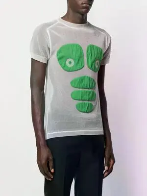 WALTER VAN BEIRENDONCK Metallic Glitter T-shirt