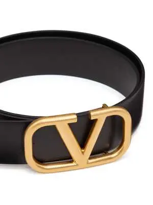Valentino Garavani 40mm Vlogo Signature Belt - Black