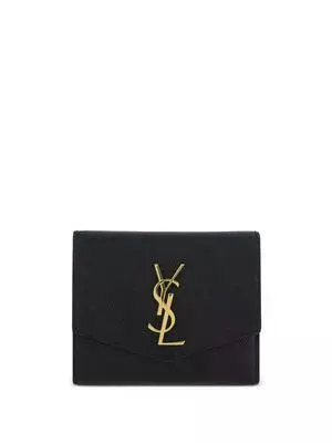Saint Laurent Uptown Compact Wallet - Black