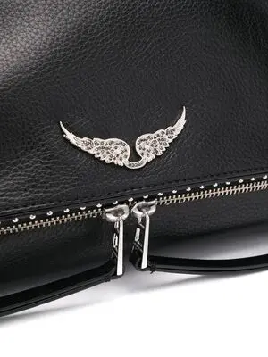 Zadig&Voltaire Rocky Foldover Crossbody Bag - Black