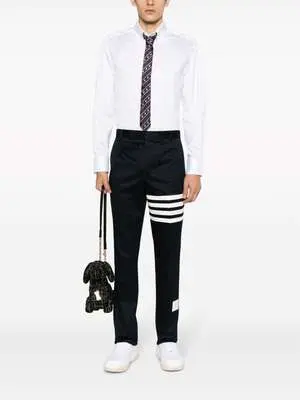 Thom Browne 4-bar Motif Print Trousers