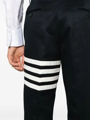 Thom Browne 4-bar Motif Print Trousers