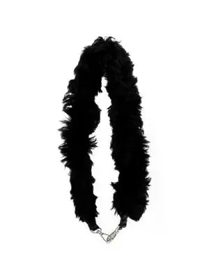 Fendi Strap You Fur Bag Strap - Black