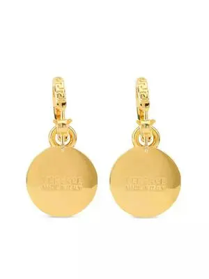 Versace La Medusa Greca Earrings - Gold