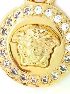 Versace La Medusa Greca Earrings - Gold