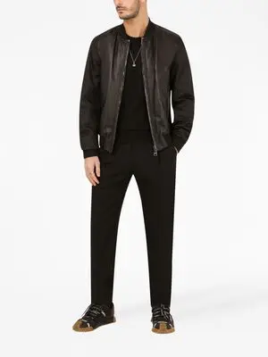 Dolce & Gabbana Round-neck Cashmere Sweater - Black