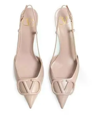Valentino Garavani 85mm Vlogo Signature Slingback Pumps