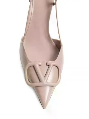 Valentino Garavani 85mm Vlogo Signature Slingback Pumps