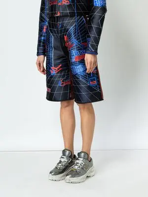 QUETSCHE All-over Print Knee-length Shorts