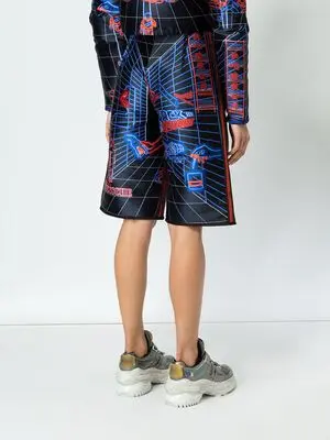 QUETSCHE All-over Print Knee-length Shorts