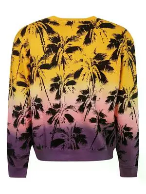 Saint Laurent Palm Tree Print Sweatshirt
