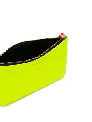 Comme Des Garçons Colour-block Zipped Wallet - Yellow