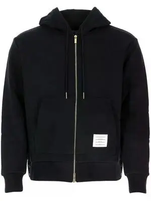 Thom Browne Stripe-detail Zip-up Hoodie