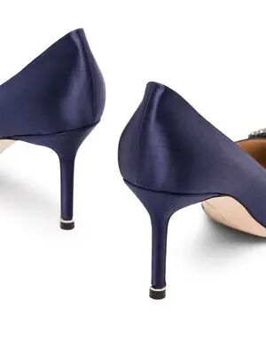 Manolo Blahnik 70mm Hangisi Pumps - Blue