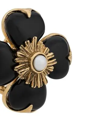 GOOSSENS Flower Motif Clip-on Earrings