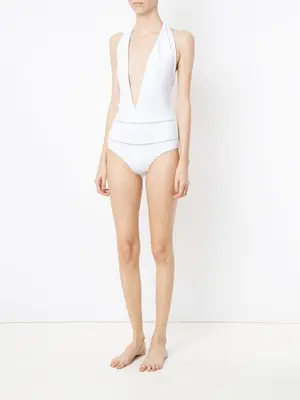 AMIR SLAMA Halterneck Swimsuit