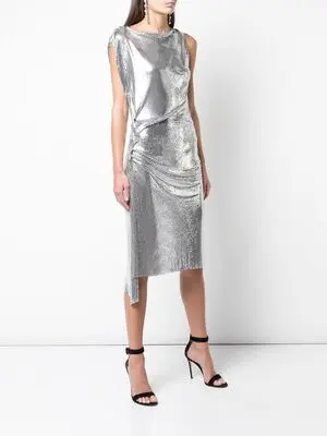 Rabanne Draped Midi Dress