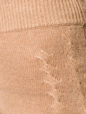 Cashmere In Love Ribbed Mimie Shorts - Neutrals