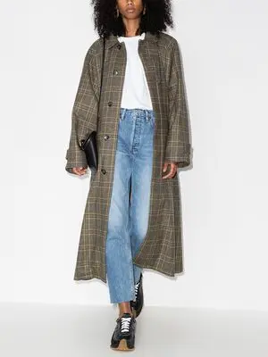RE/DONE Stove Pipe Cropped Jeans - Blue