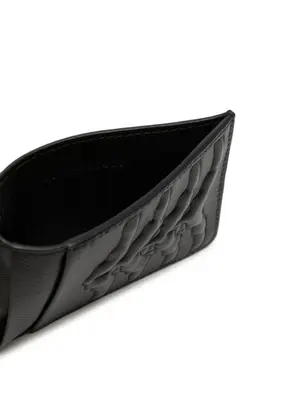 Alexander McQueen Ribcage Embossed Cardholder