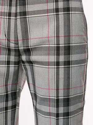 3.1 Phillip Lim Straight Leg Plaid Pant - Grey