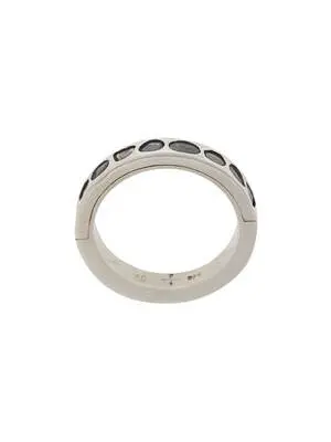 PARTS OF FOUR Sistema Diamond Band Ring - Silver