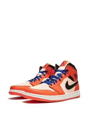 JORDAN Air 1 Mid Se Team Sneakers - Orange
