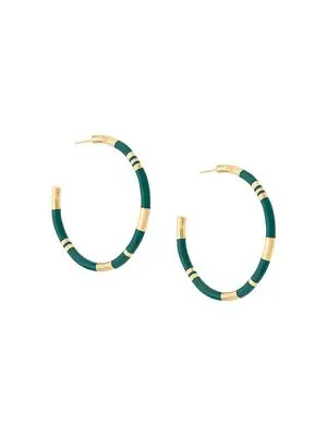 AURÉLIE BIDERMANN Positano Hoop Earrings - Gold